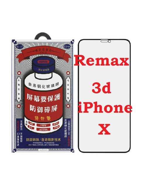 3D Бронестекло remax iPhone X/Xs-black