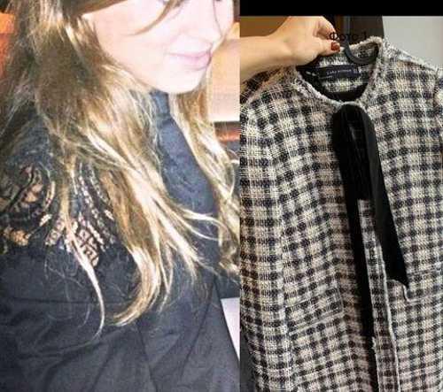 Пиджак Zara, рубашка-боди Patrizia Pepe