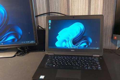 Dell 7270. FHD IPS, i5 6300, 4RAM, 128 SSD, док