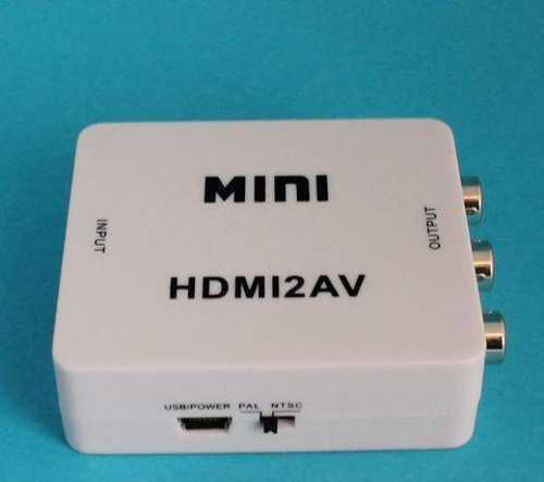 Конвертер hdmi - RCAx3 1080p USB5V OEM