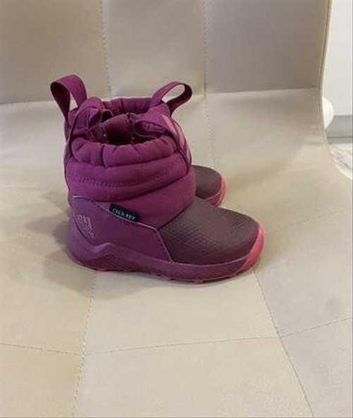 Adidas reflective ботинки детские розовые