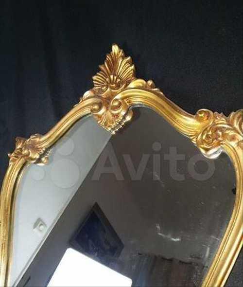 Большое зеркало позолото Франция Рококо стиль Луи