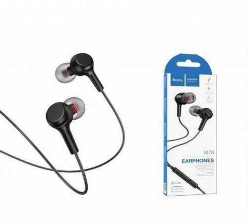 Наушники hoco M78 EL Placer universal earphones че