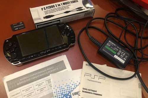 Sony PSP 2008 4Gb Идеал + Кабель для пк