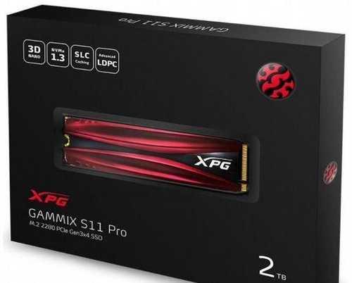 Новый NVMe SSD 2000гб AData XPG Gammix S11 Pro 2тб
