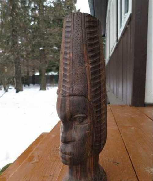 Африканская статуэтка "женская голова"