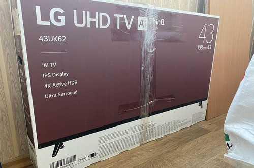 Телевизор LG UHD TV 4k 43UK62