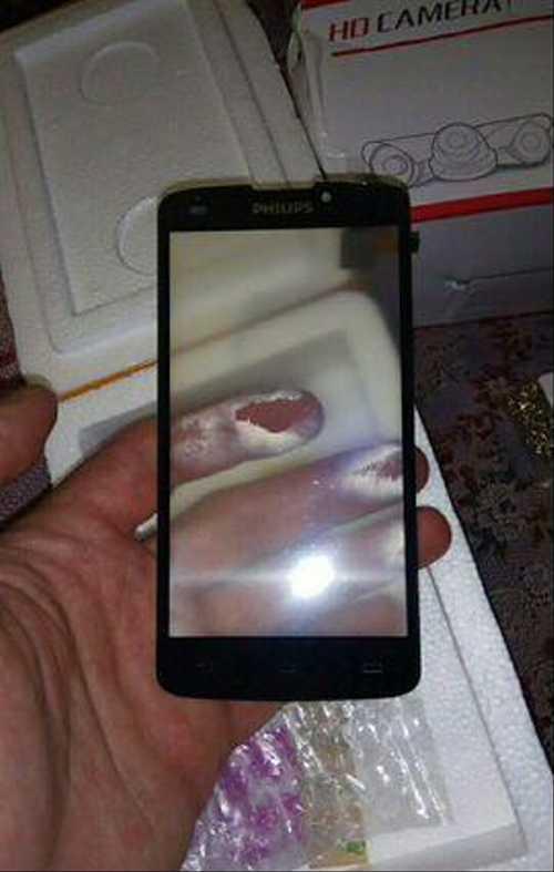 Сенсорный экран Philips Xenium v387