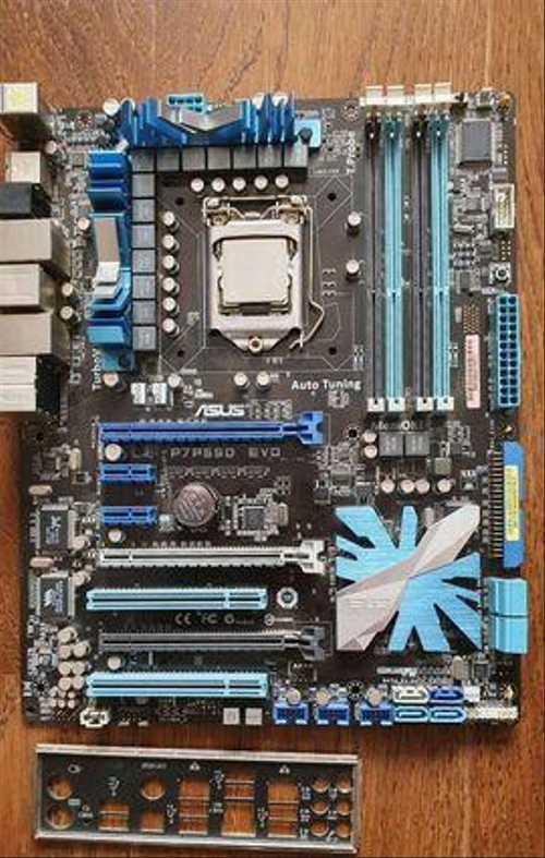 Asus p7p55d evo lga1156 + core i3 530 + gammax 300