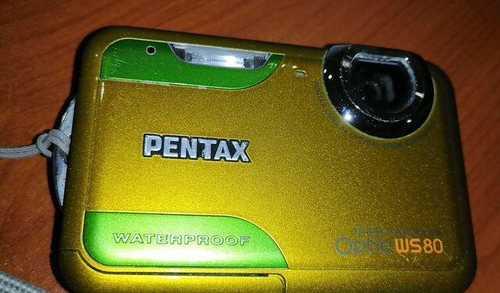 Фотоаппарат Pentax Optio WS80 подводный (влаго) бу