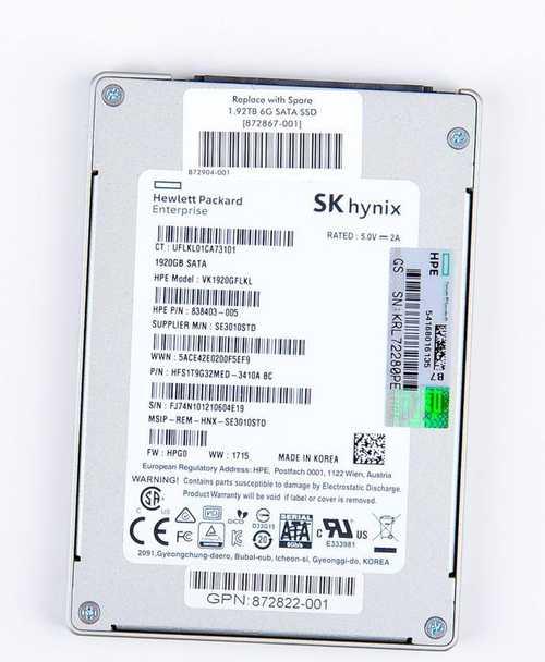 SSD HP 1.92TB 872056-001 SATA