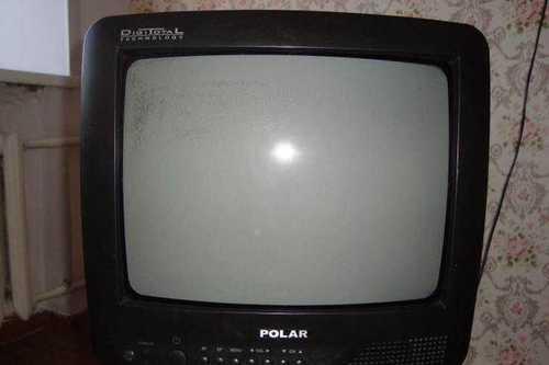 Маленький компактный телевизор polar кинескопный