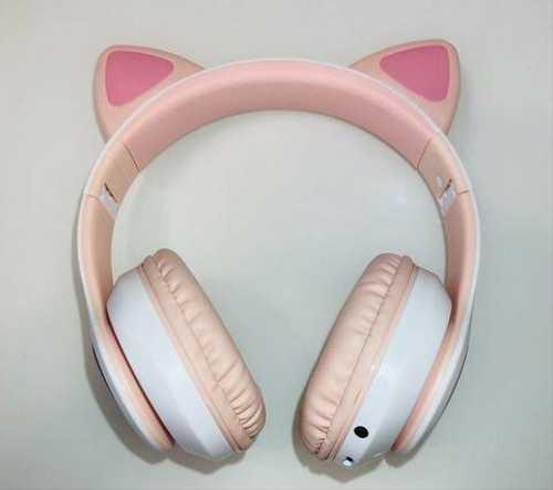 Наушники Bluetooth с ушами STN-28, розовые