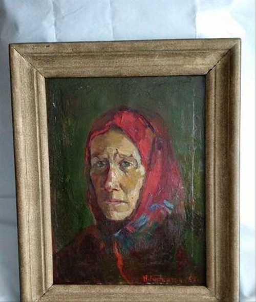 Картина Николая Горбатова " Портрет матери". 1948