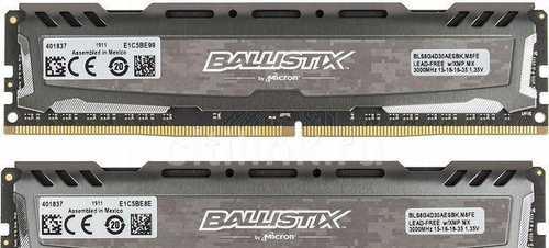 Crucial Ballistic Ram ddr4 8х2