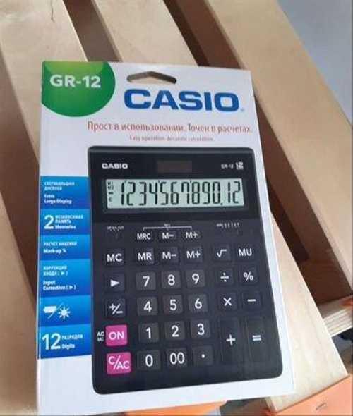Электронный калькулятор casio GR-12