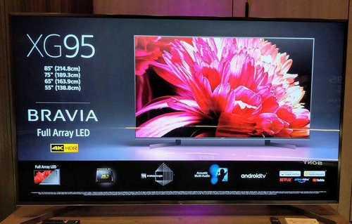 Телевизор Sony 75xg9505. Новый, сборка Европа