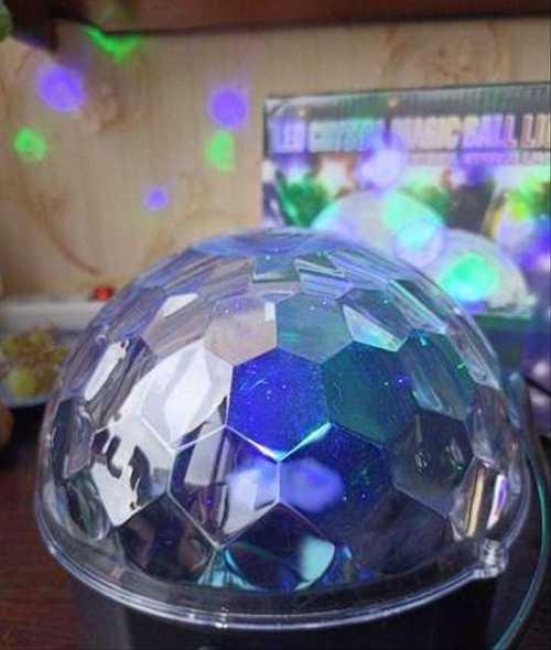 Светодиоидный диско - шар LED crystal magic ball