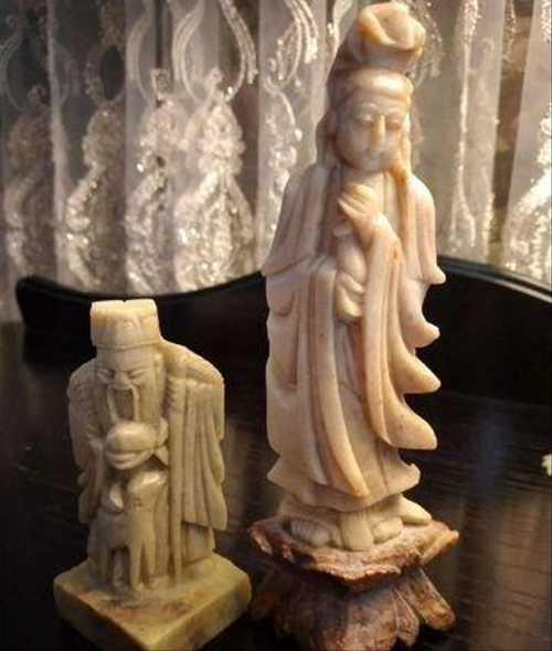 Статуэтки из мыльного камня,Китай,старинные