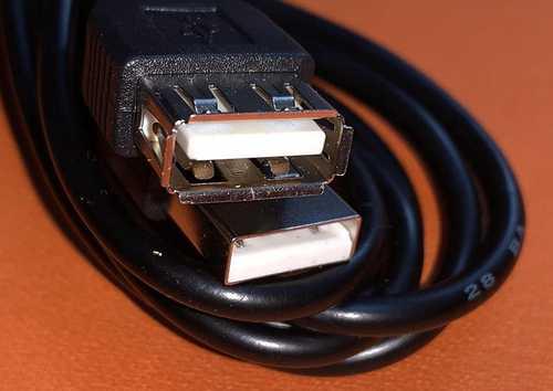 Кабель-удлинитель USB2.0 USB A(m) - USB A(f), 1 м