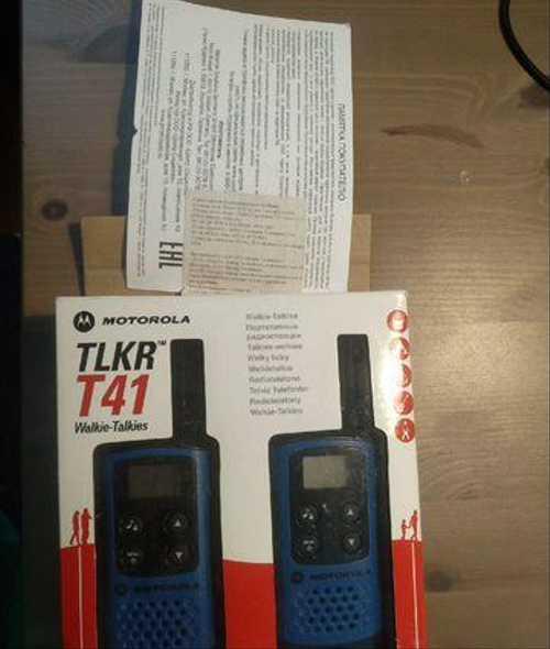 Рации Motorola tlkr-T41