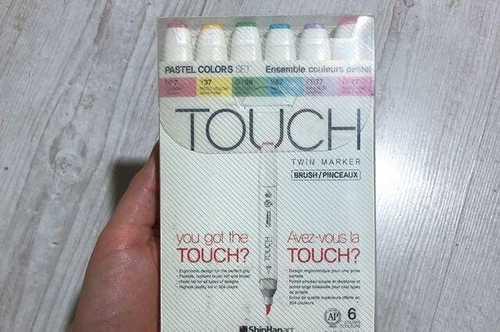 Набор маркеров Touch Brush 6цв