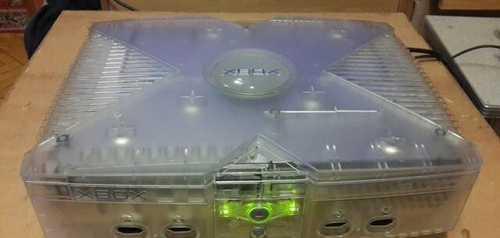 Xbox original crystal, диск 500Гб, сборник игр