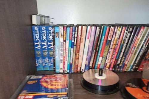 DVD фильмы, DVD клипы, DVD-R и CD-R новые чистые