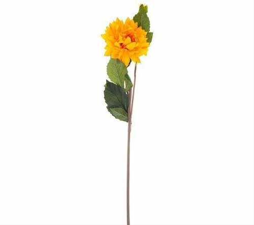 Цветок искусственный георгин цвет оранжевый, 65 см Lefard 21-2026