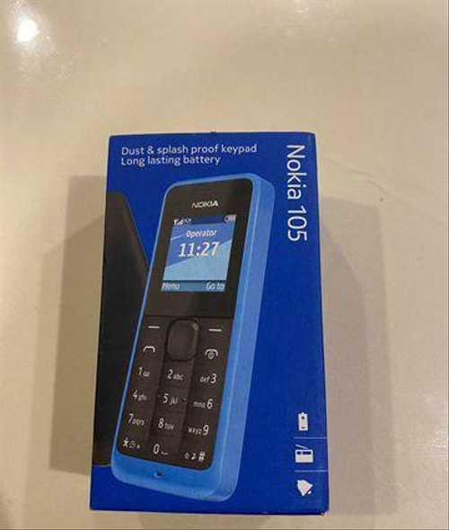 Кнопочный телефон nokia 105 цветной