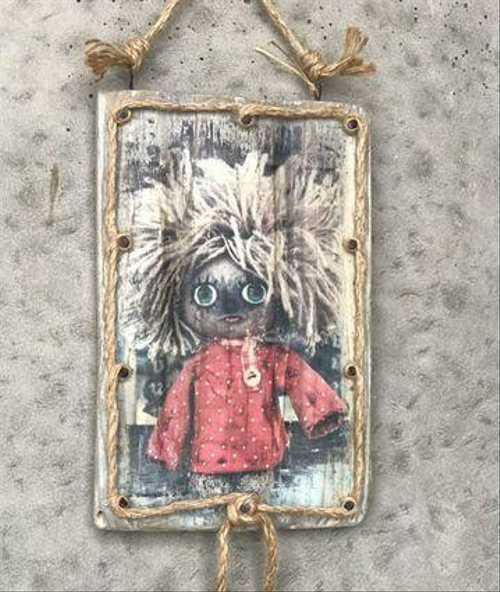 Деревянное панно