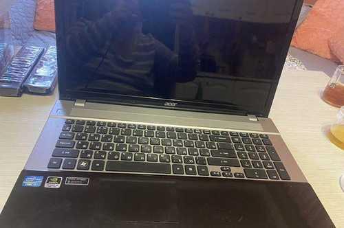 Ноутбук aser 17" Intel Core i7 8гб