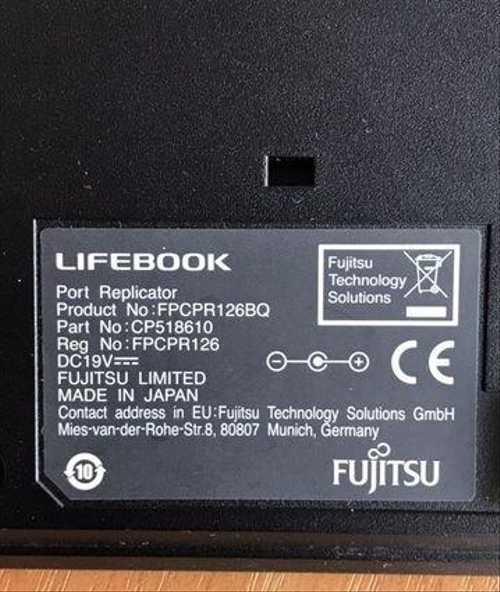 Док станция Fujitsu Lifebook fpcpr126BQ репликатор