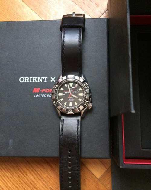 Японские часы Orient M-force с коробкой и документ