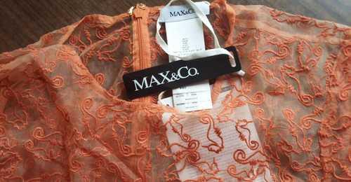 Итальянское шифоновое платье MaxCo (MaxMara)
