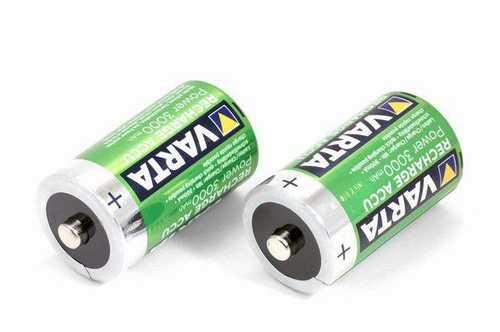 Аккумулятор varta HR20 (D) Ni-MH, 3000mAh (2 штуки