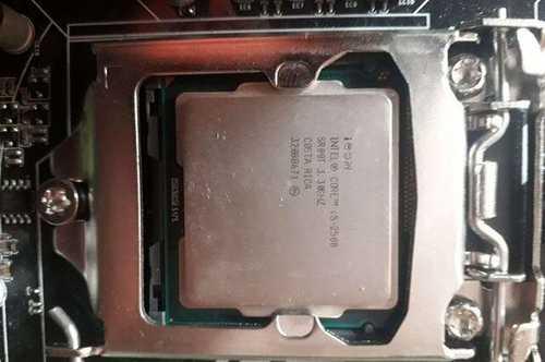 Комплект материнская плата h61 +процессор Intel co