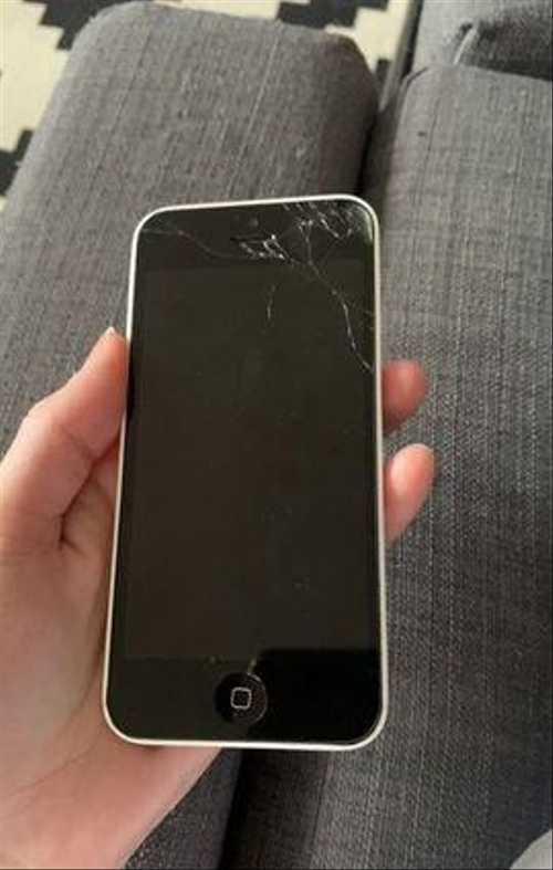 iPhone 5c 32gb разбит экран