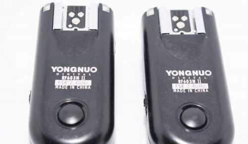 Синхронизаторы yongnuo RF603N II на Nikon