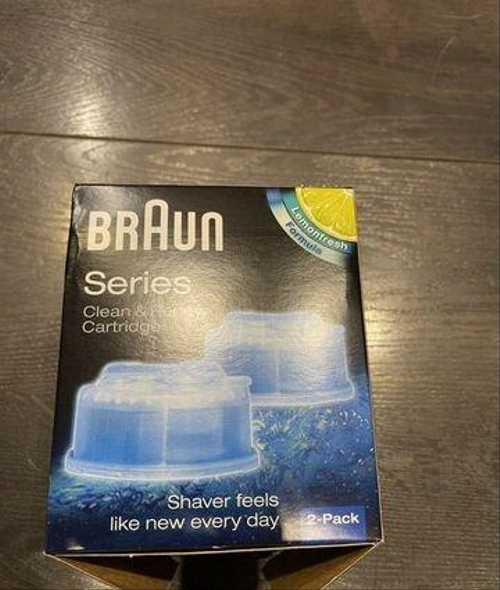 Картридж для бритвы Braun с чистящей жидкостью