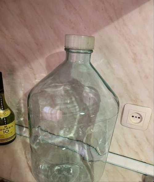 Бутыль стеклянная 10л