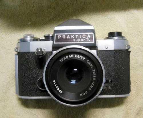 Фотоаппарат «Praktica super TL» + «tessar 2.8/50»