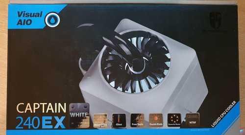 Водяное охлаждения Deepcool Captain 240 EX White