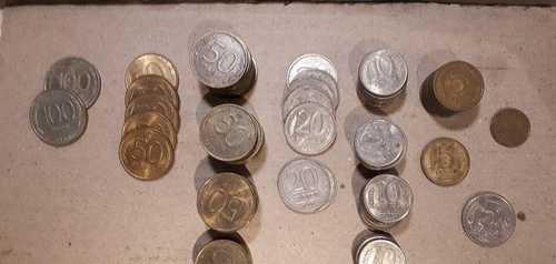 Монеты СССР и России 97 штук