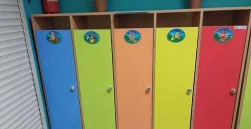 Шкафчики для раздевалки детские в садик