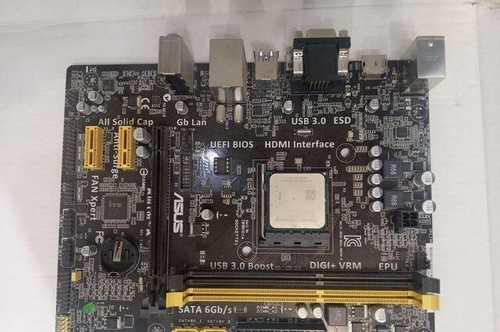 Материнская плата с процессором AMD Athlon 5350