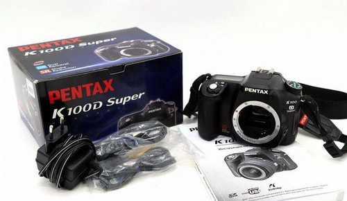 Pentax K100D Super body в упаковке