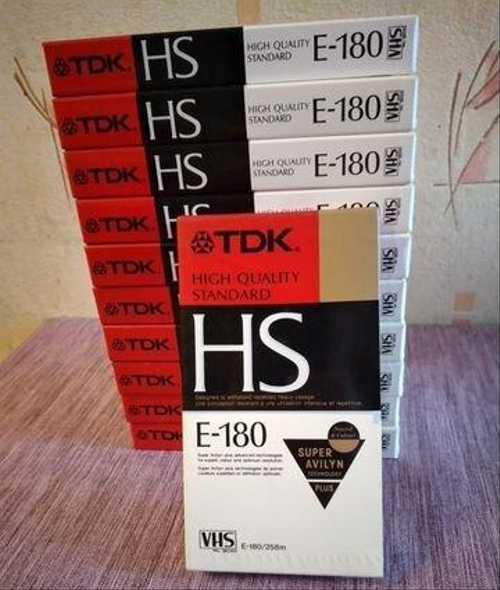 Видео кассеты TDK HS E-180