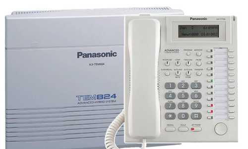 Мини атс Panasonic KX-TEM824RU (6 гор./16 внут.)