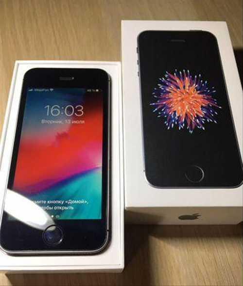 iPhone se space gray 32gb рст (А1723)